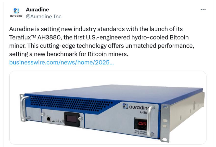 Bitcoin mining supplier Auradine sees opportunity in Trump policies — TradingView News