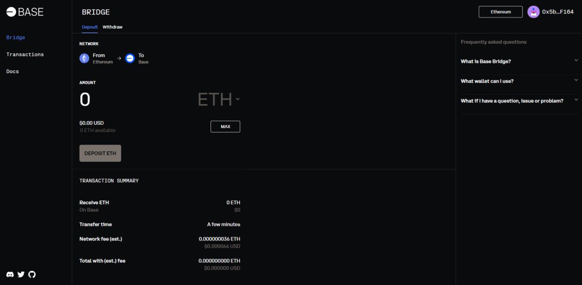 Base launches mainnet bridge UI for end users, sets Aug. 9 for official launch — TradingView News