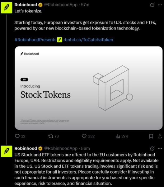 Robinhood lanza una blockchain de capa 2 para la negociación de acciones en Europa — Noticias de ...
