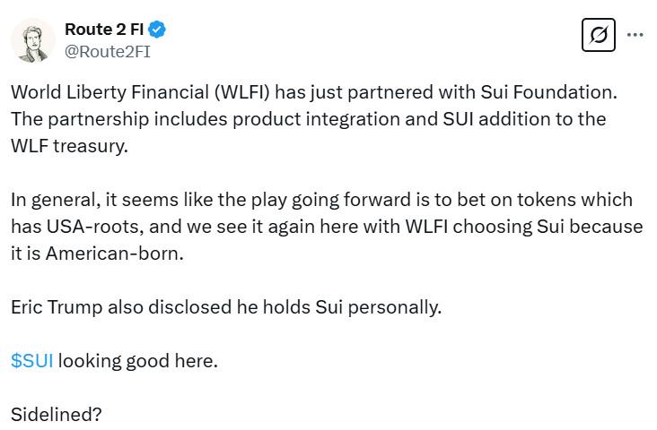 WLFI’s DeFi credentials under fire after Sui partnership — TradingView News