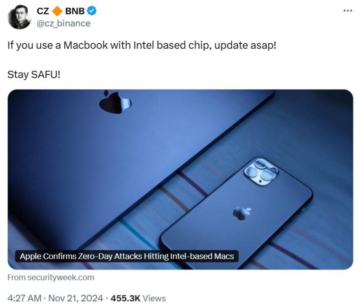 Apple rushes out patch fixing zero-day attacks on macOS systems — TradingView News