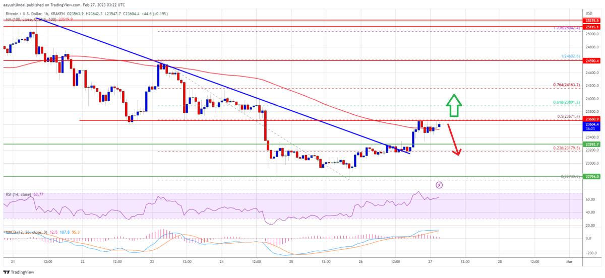 Bitcoin Price Aims Key Upside Break As The Bulls Face Many Challenges — TradingView News