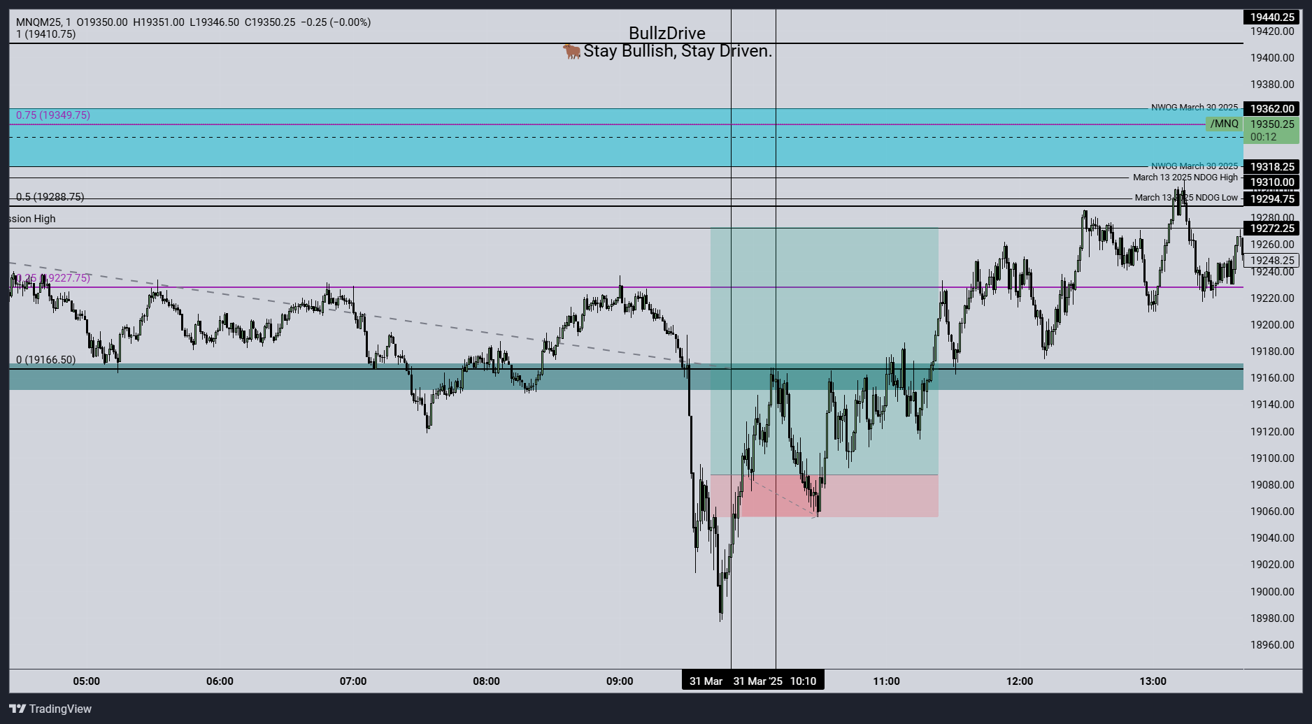 /MNQ Chart Image — TradingView
